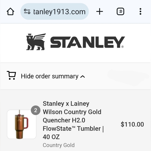 Stanley | Kitchen | Limited Edition Lainey Wilson Country Gold Stanley ...